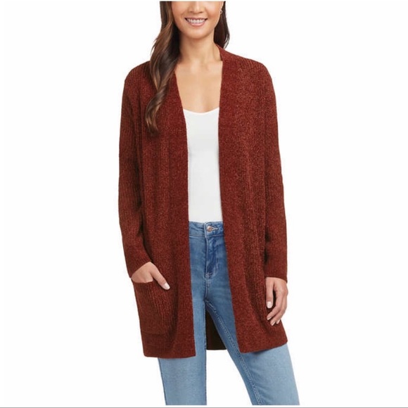 Matty M | Sweaters | Matty M Ladies Women Chenille Cardigan Red Large ...